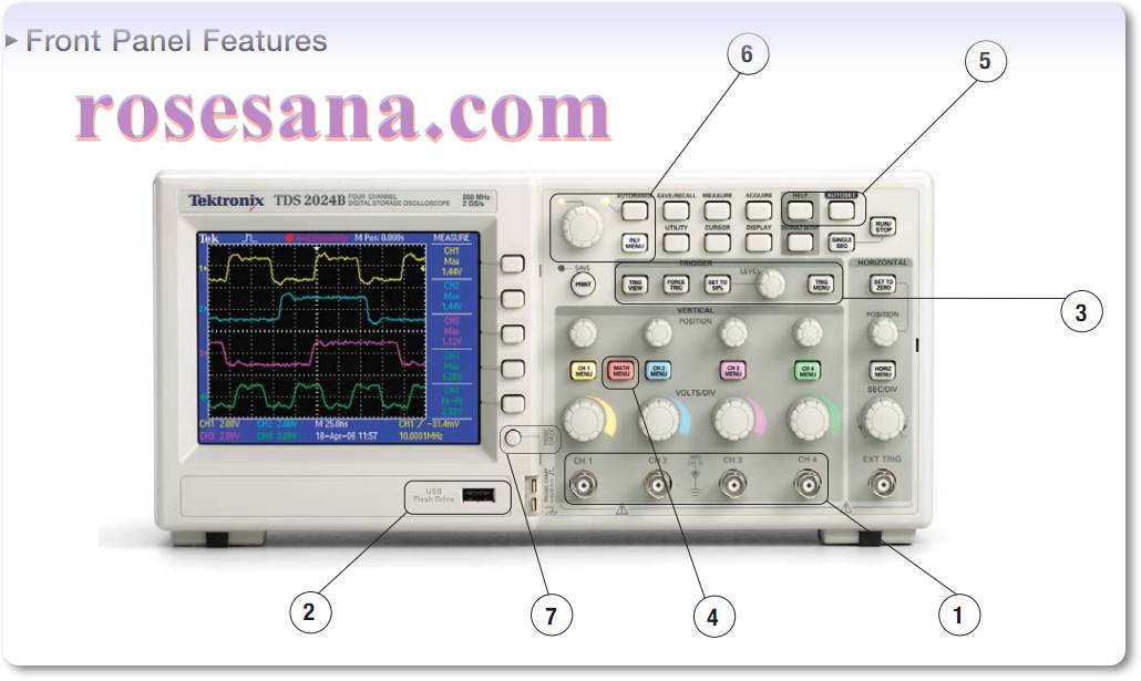 2R Hardware & Electronics: Tektronix TDS1012B , 100MHZ Digital Storage ...