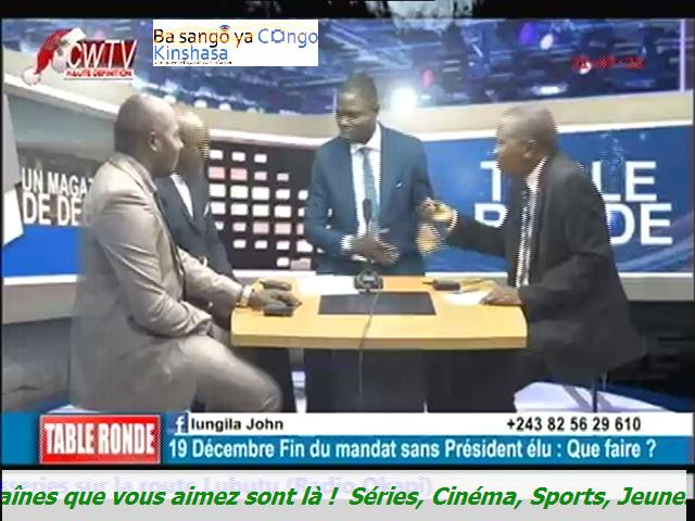Débat table ronde : Fin du mandat de Kabila sans Président élu . Que ...