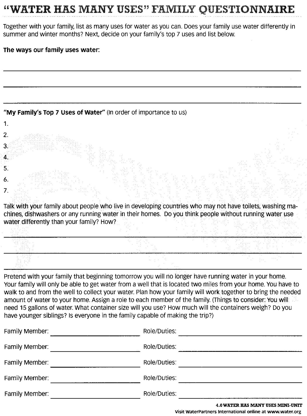 Focus Life Science: Water, water, water