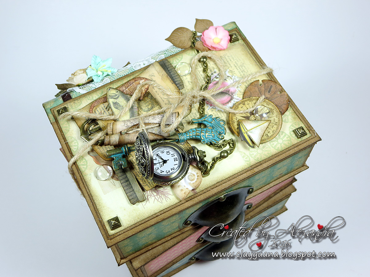 *ClayGuana: Stacked Book Drawers - Project and Tutorial