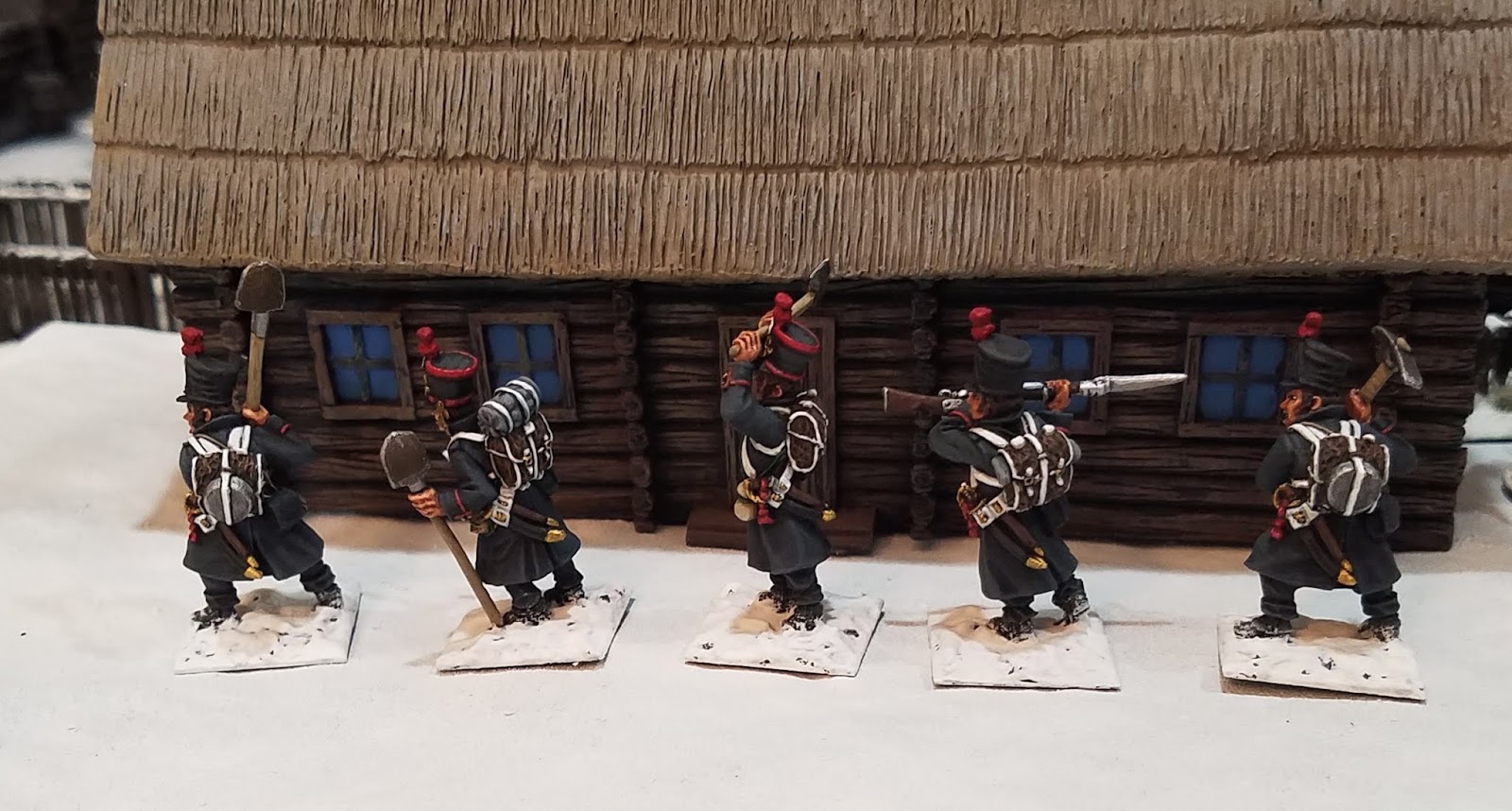 One of My Men Became Restless: 28mm Warlord Napoleonic French Engineers
