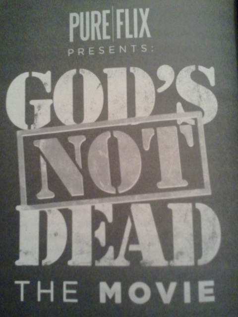 CHRISTIAN COGNITION: "God's Not Dead", by Rice Broocks