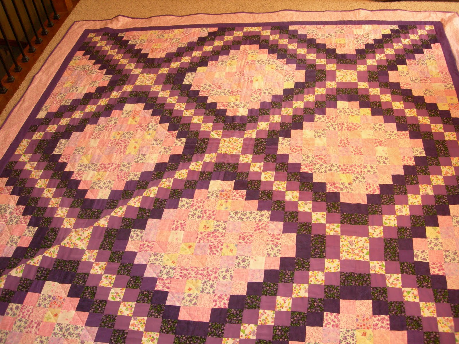 My Quilts: Magic Carpet or Double Irish Chain Quilt