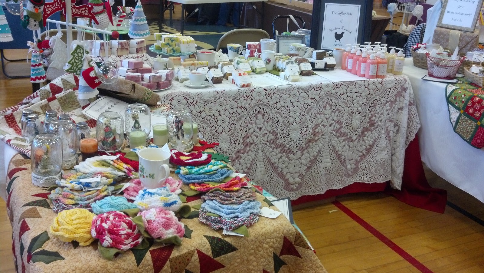 Chicken Scratch: Craft Fair Booth Pictures