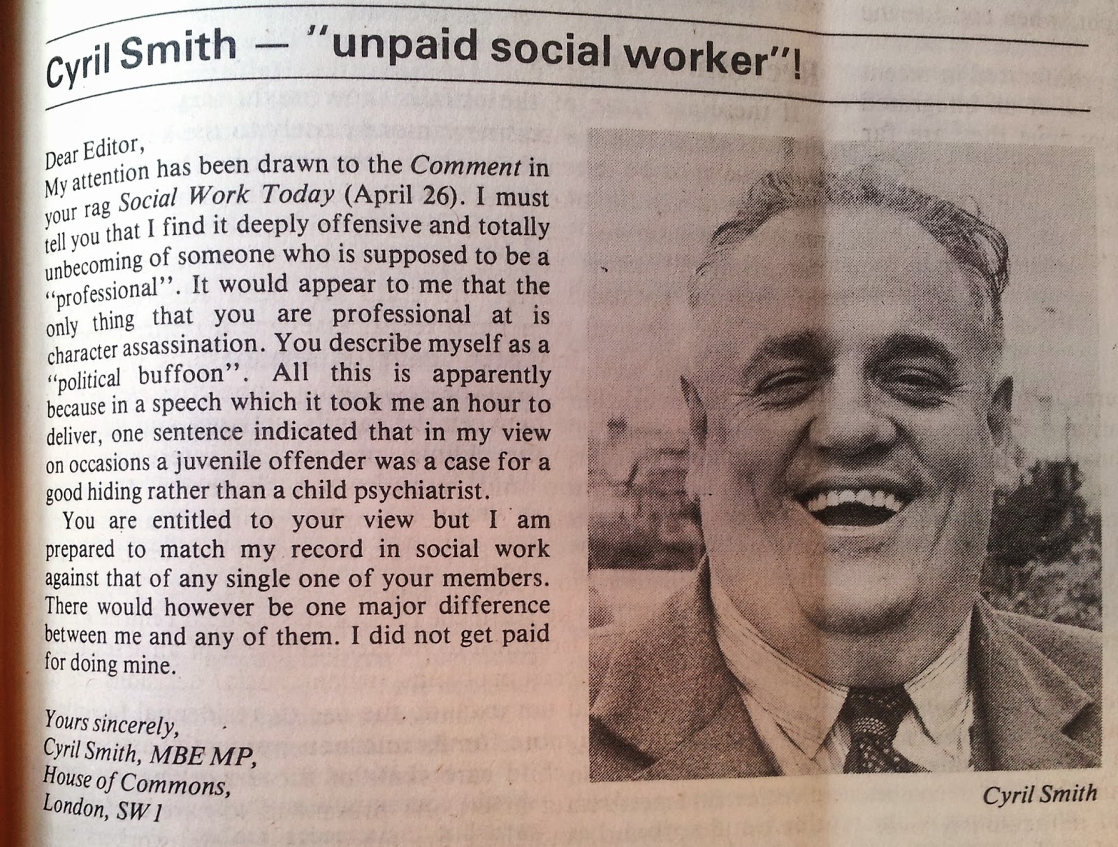 Liberal England: The Discreet Charm of Cyril Smith