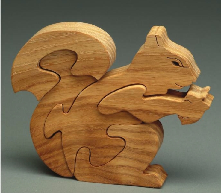 Selamat Datang dipusat Mainan Kayu: puzzle kayu tupai putih 3D (wood ...