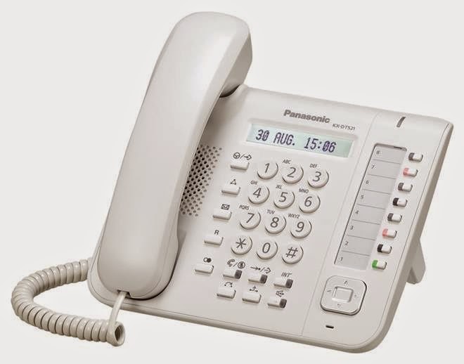 Telepon Panasonic Digital KX-DT521 | Jaya Perkasa - Jual PABX FAX ...