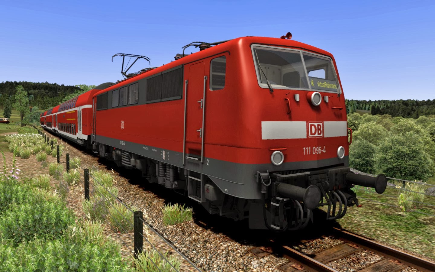 Dallas Rail-Sim: Recenzja - VirtualRailroads - BR 111.