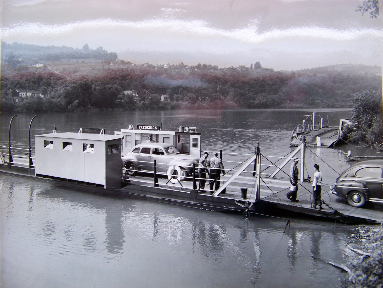SWPA Rural Exploration: Fredericktown Ferry. Cable operated Ferry Boat ...