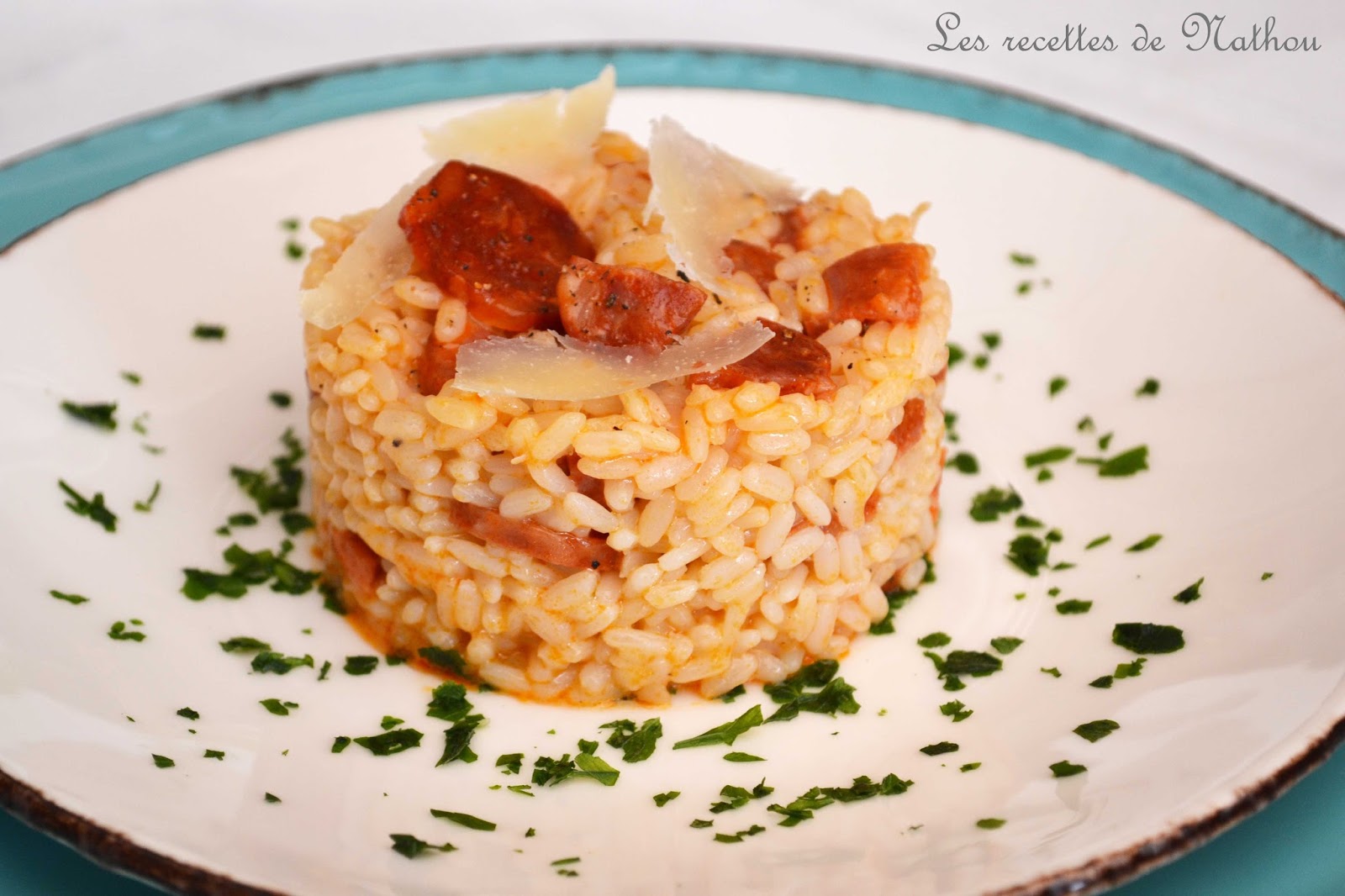 Ma cuisine au fil de mes idées...: Risotto au chorizo