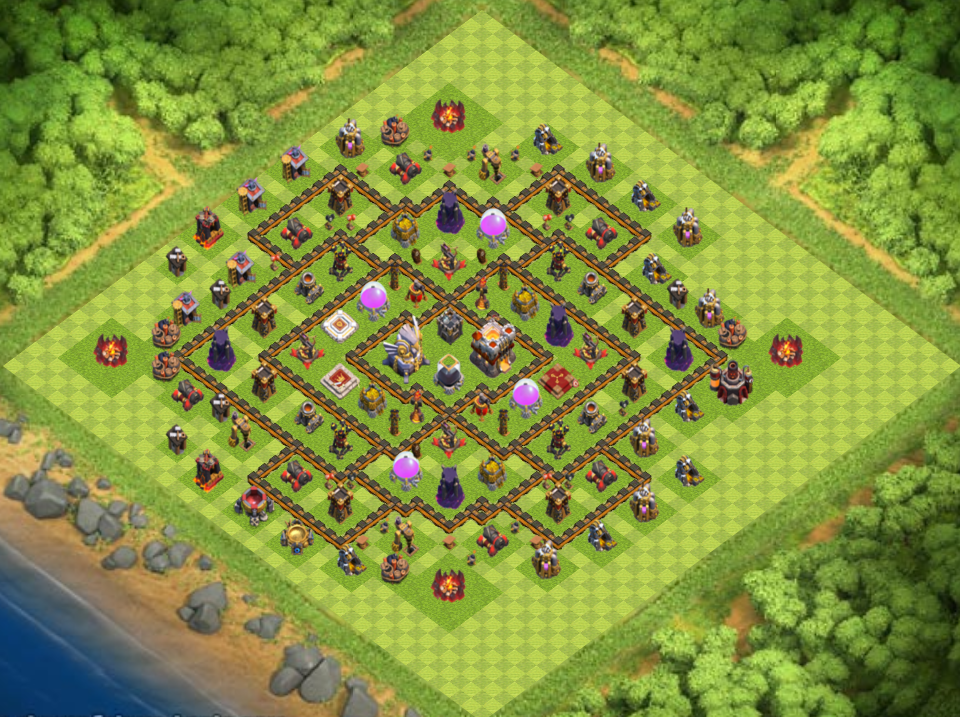 COC Bases: Farming Base COC TH 11