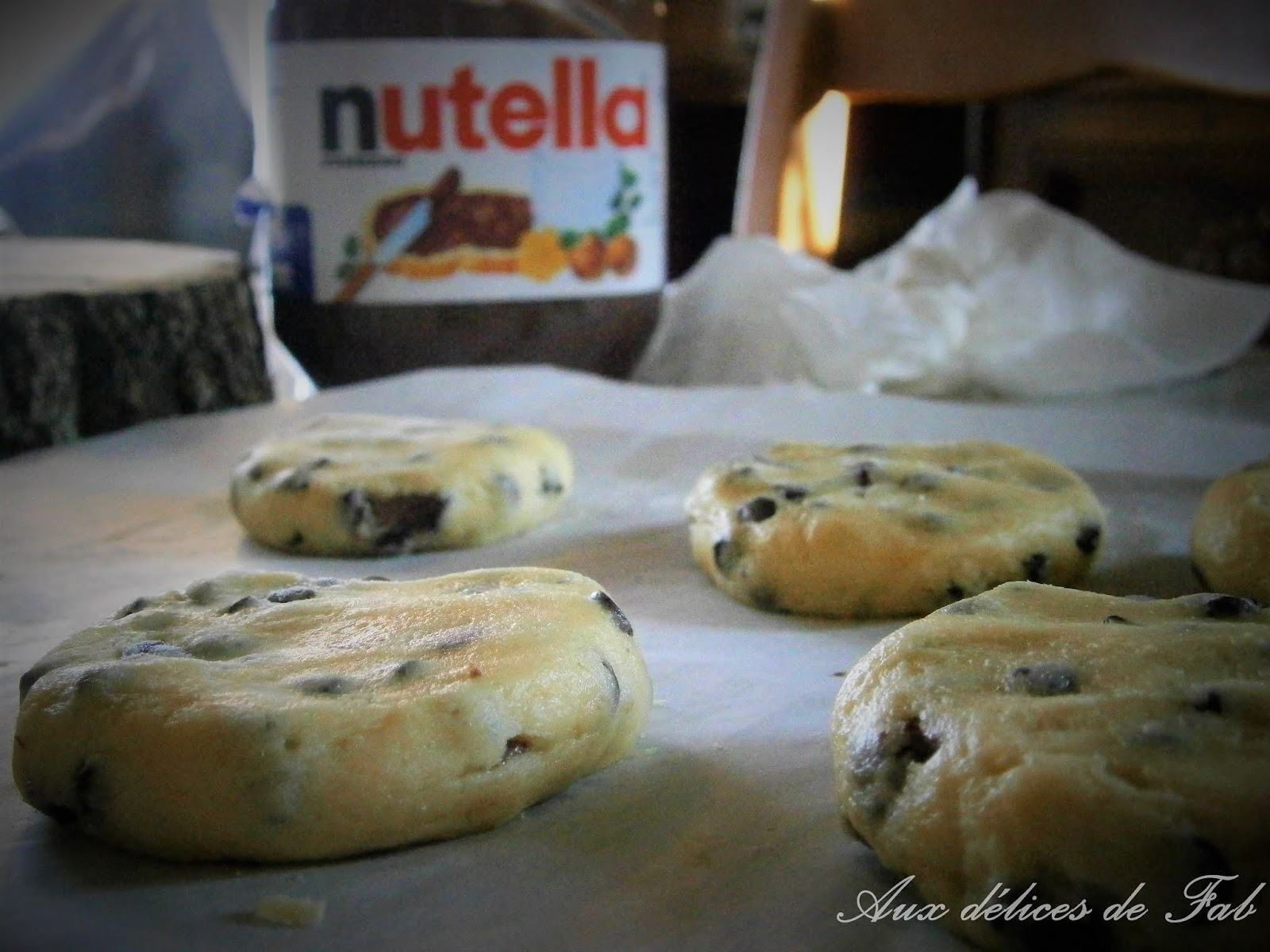 Aux délices de Fab: Cookies fourrés au chocolat