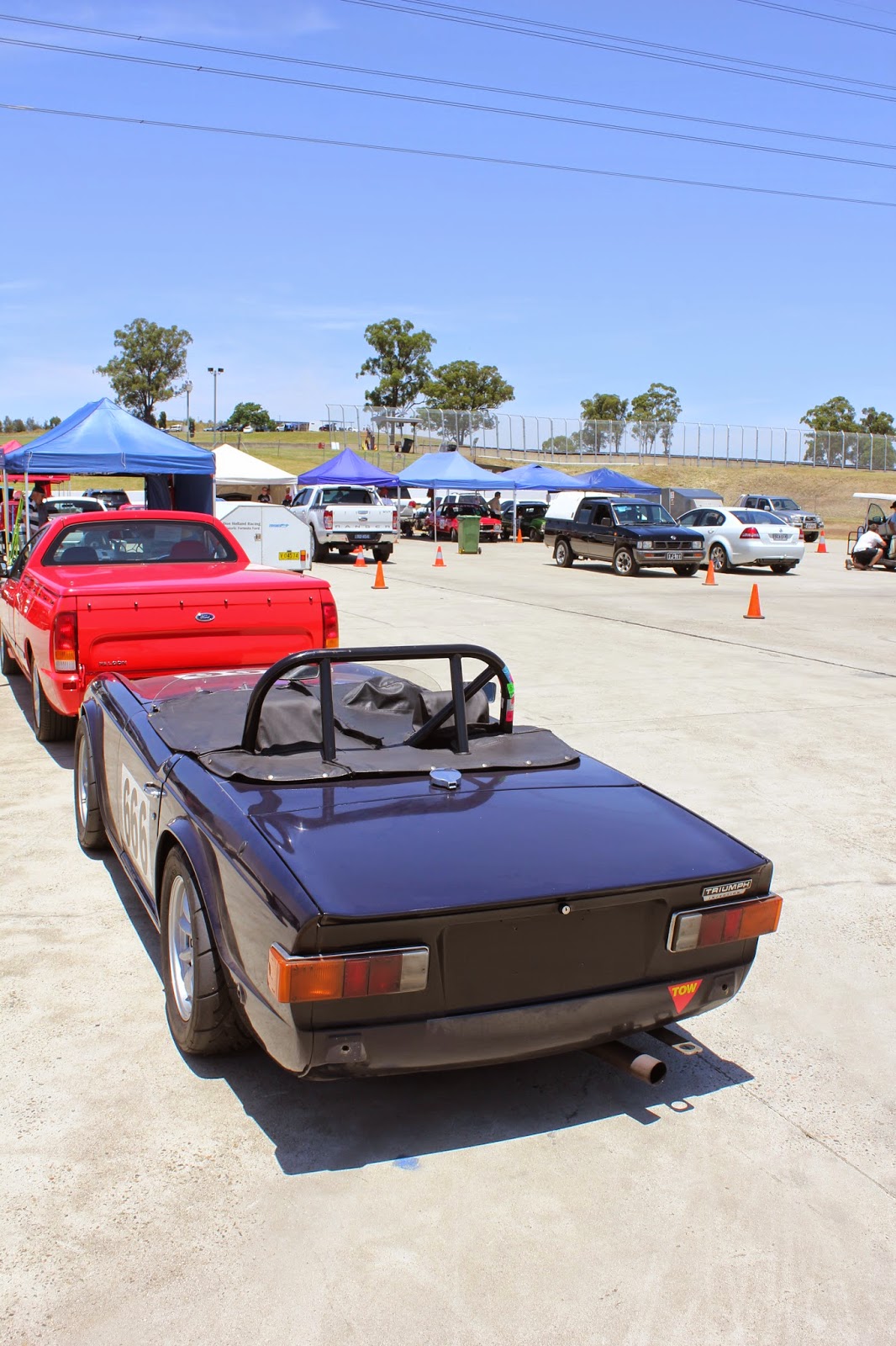 Aussie Old Parked Cars: 1972 Triumph TR6 Race Car