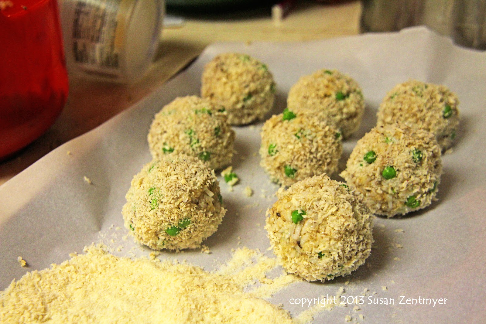Love from the Kitchen: Italian Rice Balls with Gravy