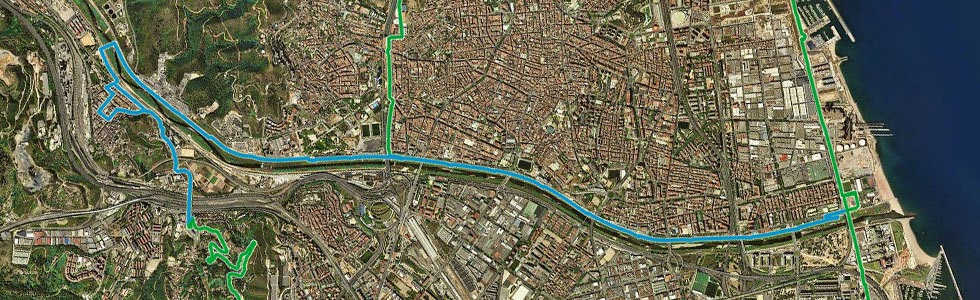 Folding Style ©: Barcelona: Ronda Verda - Parco Fluviale del Besòs