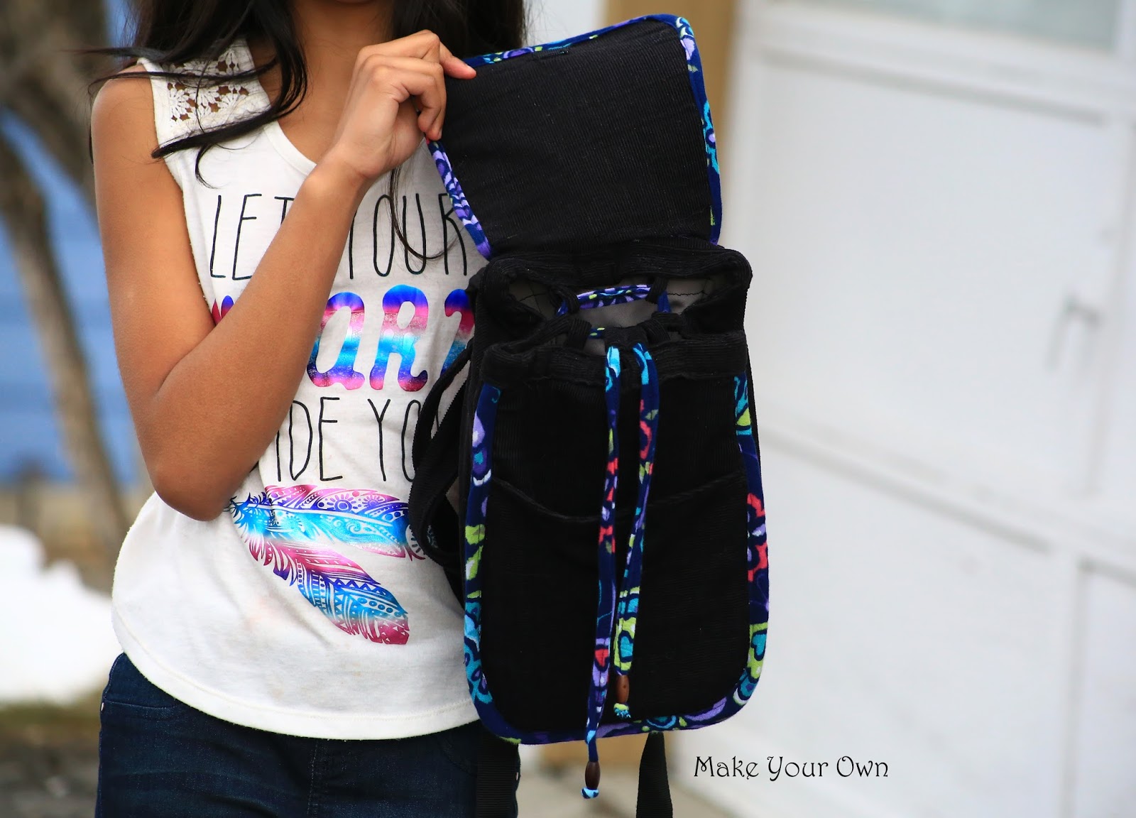 Make Your Own: Turn a Jeans into a Cute Little Backpack