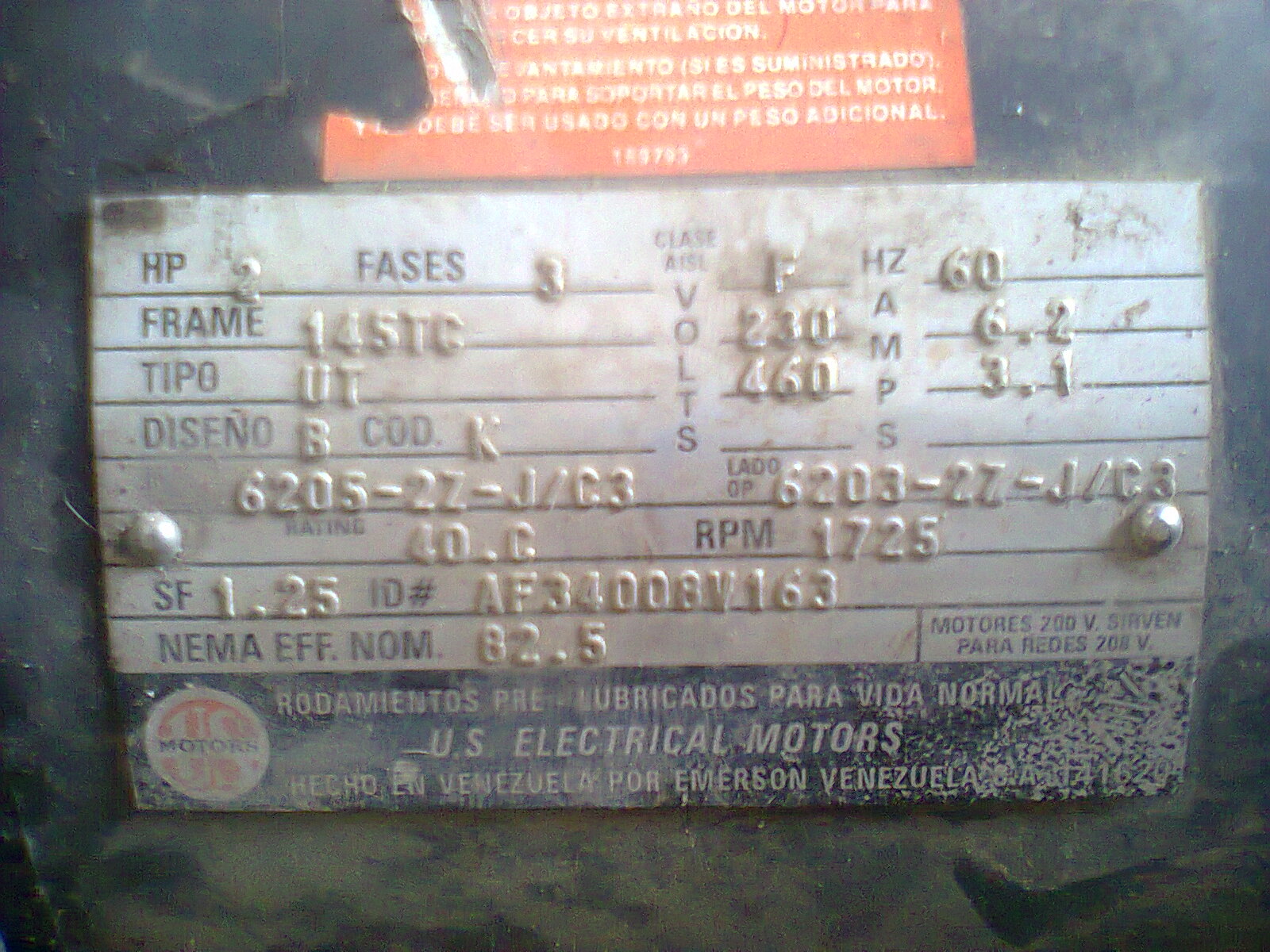 Motores y Controles Eléctricos: Leyendo la placa característica I