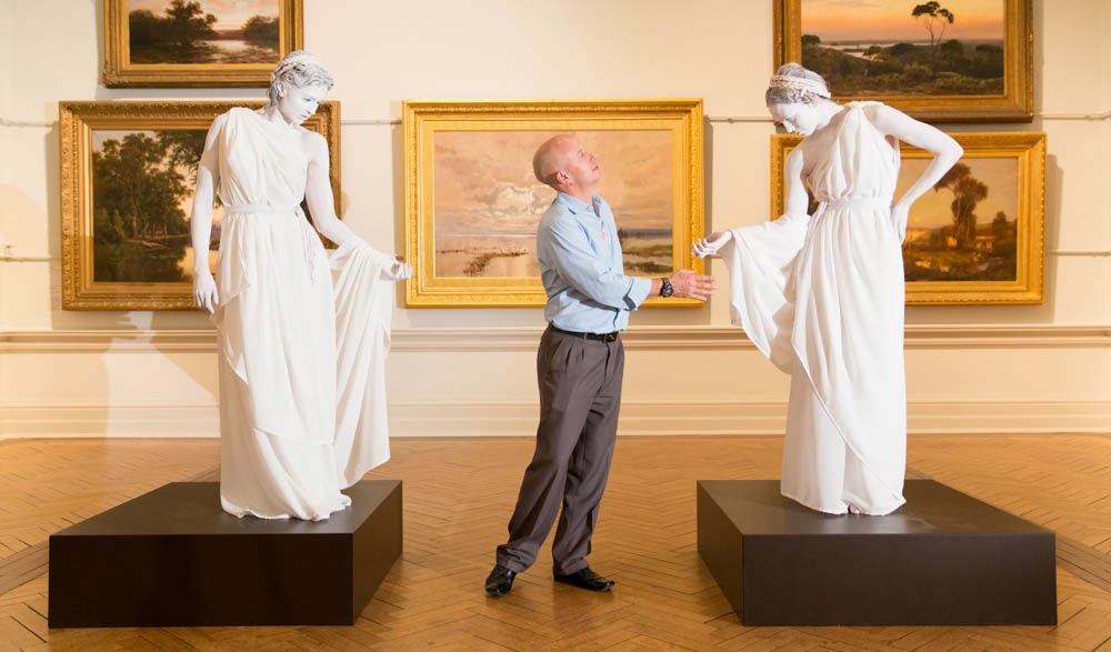 Roving Performers Sydney Australia: Live Human Statue Installation at ...