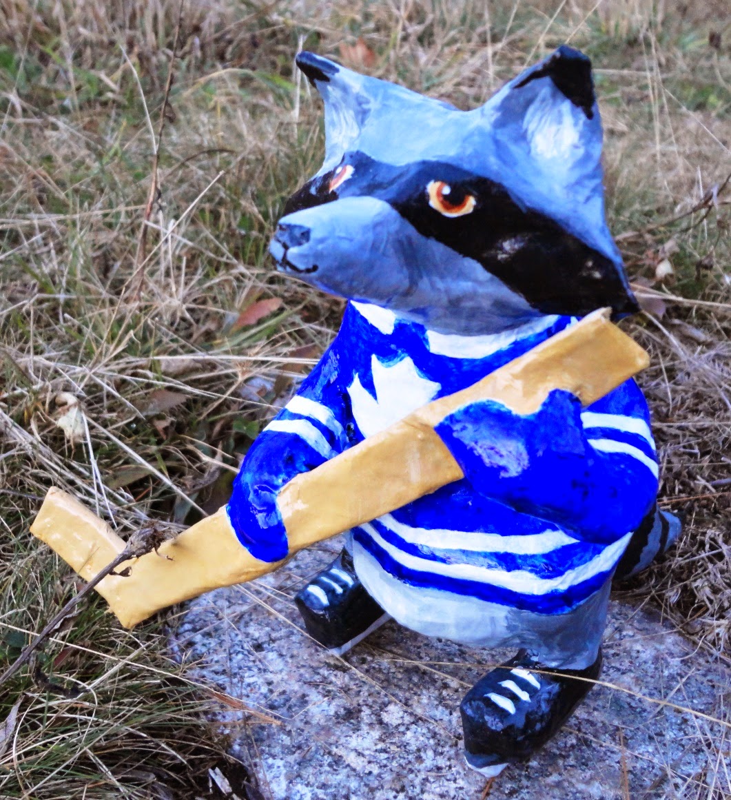 Susan Paczek's Studio: Hockey Raccoons
