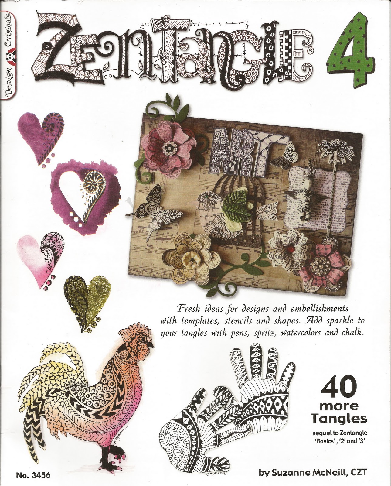 sallyhow2: Art Every Day Month Day 21: Zentangling...