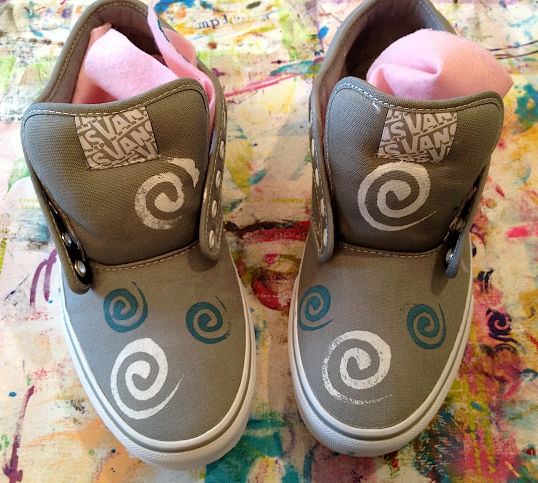 Fibra Artysta - Mixed Media Fiber Art: perk up your summer shoes with ...