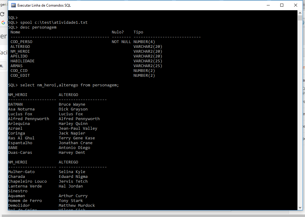 É Lógica, é facil: Comando SPOOL - Gerando os dados e relatórios em ...