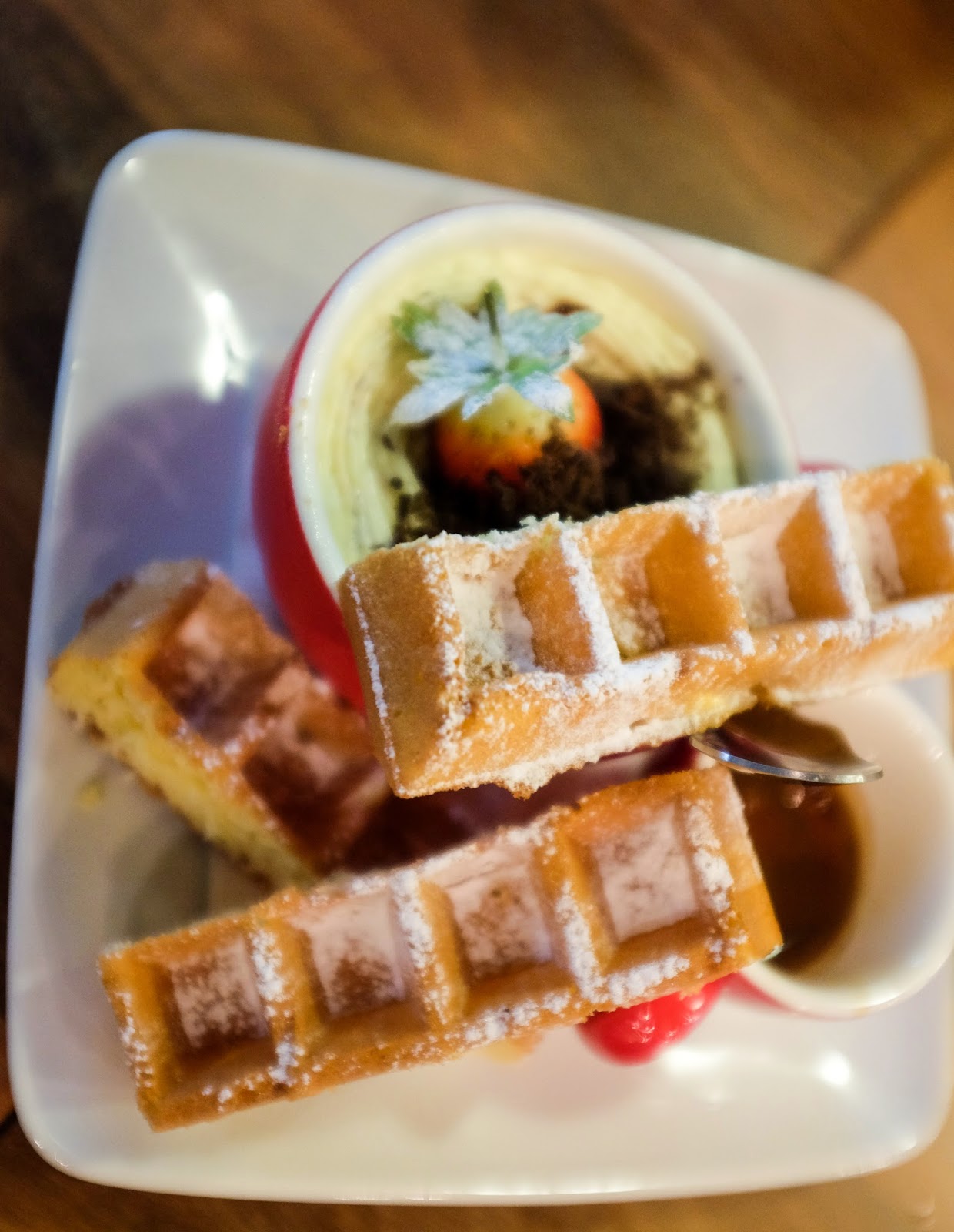 We're fans of the tiramisu, soft & creamy, served with espresso ...