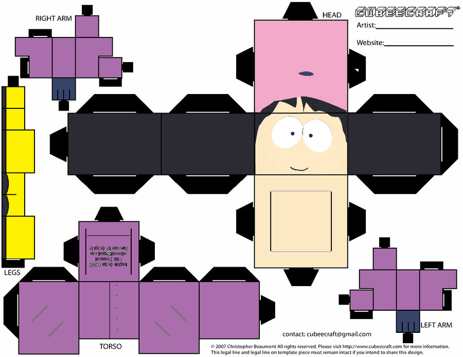 De cubeecraft y algo más: Cubeecraft South Park