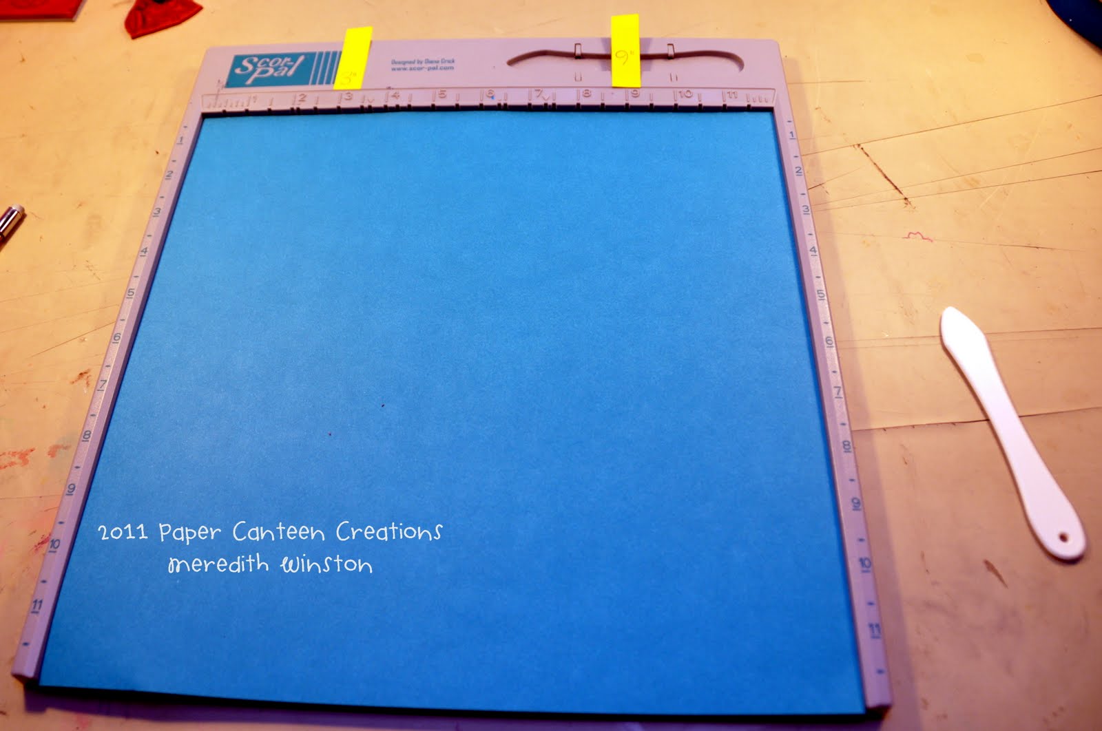 Paper Canteen Creations: Bombshell Tutorial - Napkin Fold Card