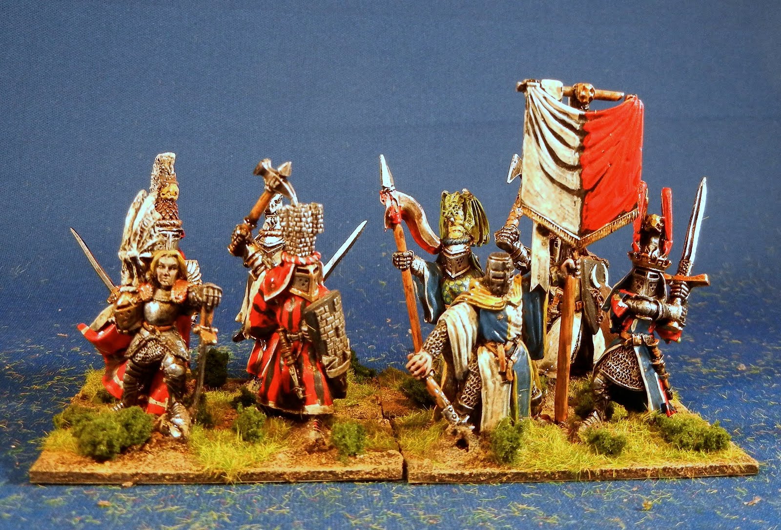 Bob's Miniature Wargaming Blog: 28mm French Foot Knights