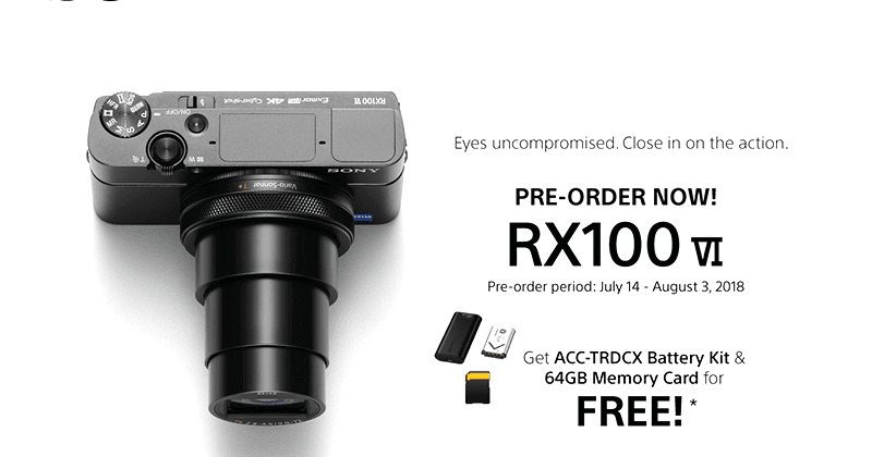 The new Sony RX100 Mk VI is up for pre-order in the Philippines!