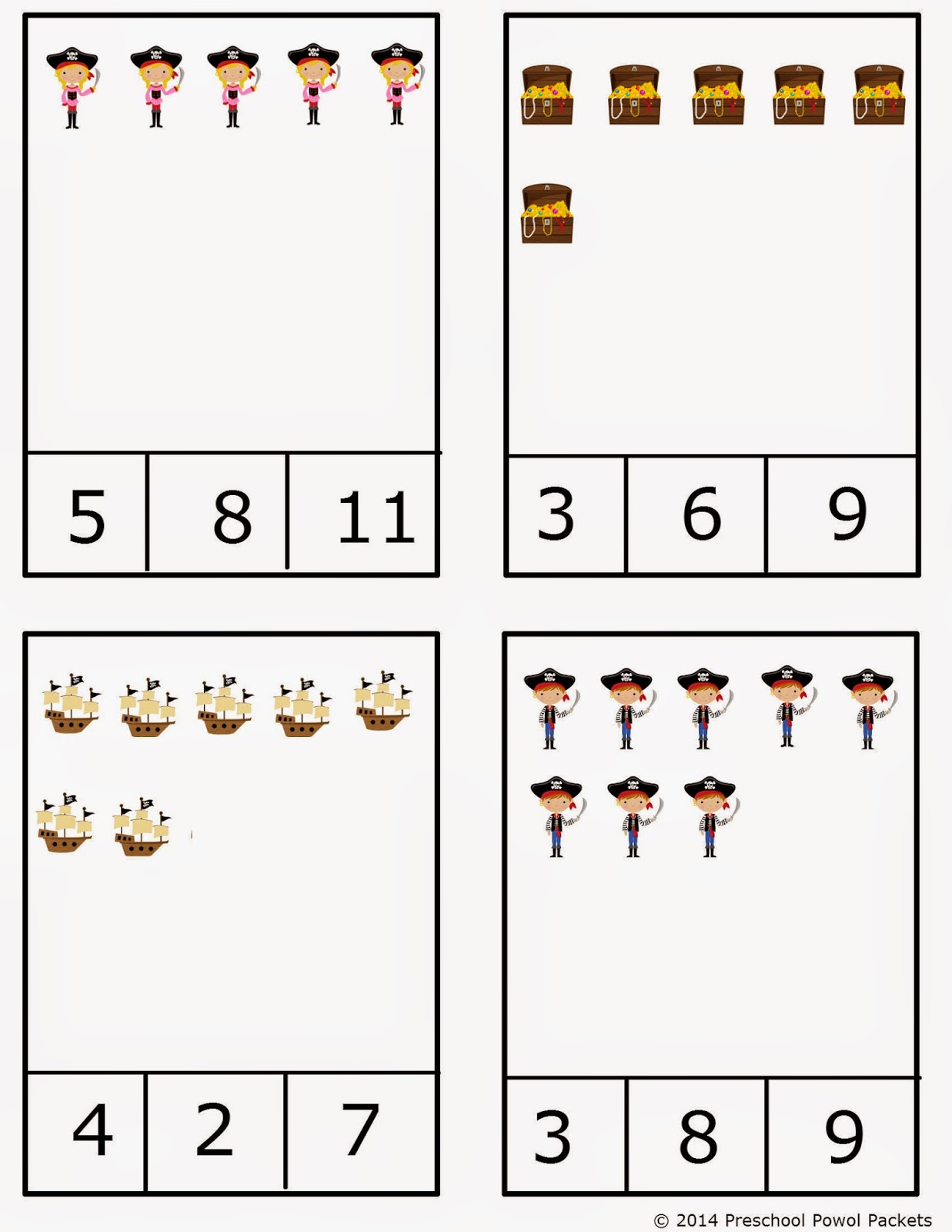 Pirate Preschool Packet & Weekly Updates!! | Preschool Powol Packets