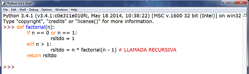 APRENDER A PROGRAMAR CON PYTHON: T2. FUNCIONES RECURSIVAS: PROBANDO ...