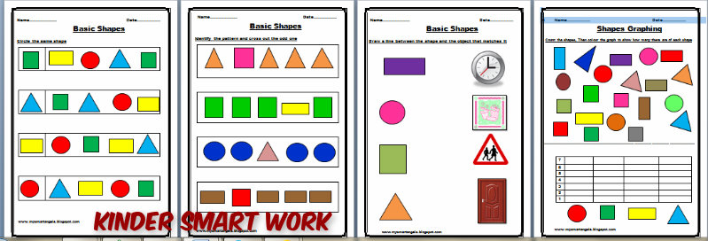 KINDER SMART WORK : FUN WITH SHAPES
