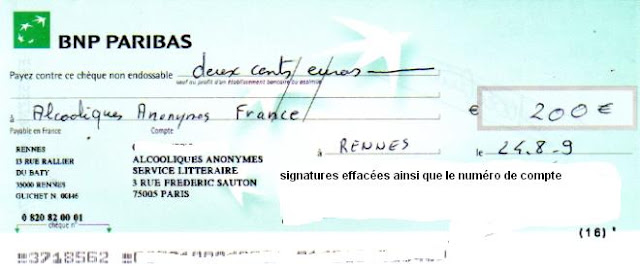 Franse cheque ontvangen als refund, wat kan ik er nog mee? - Shopping ...