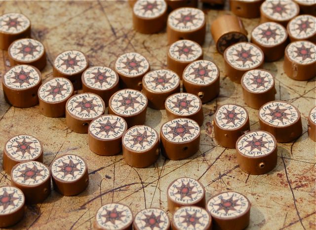 The Clay Rosary Girl: The New Clay Compass Bead