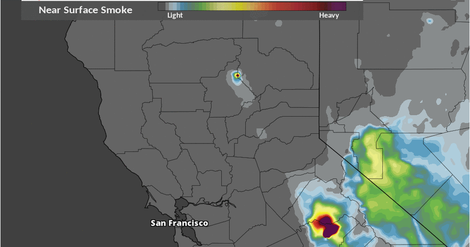 California smoke map - hsholf