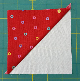 Always Sew Busy: Easy Trimming for Half-Square Triangles