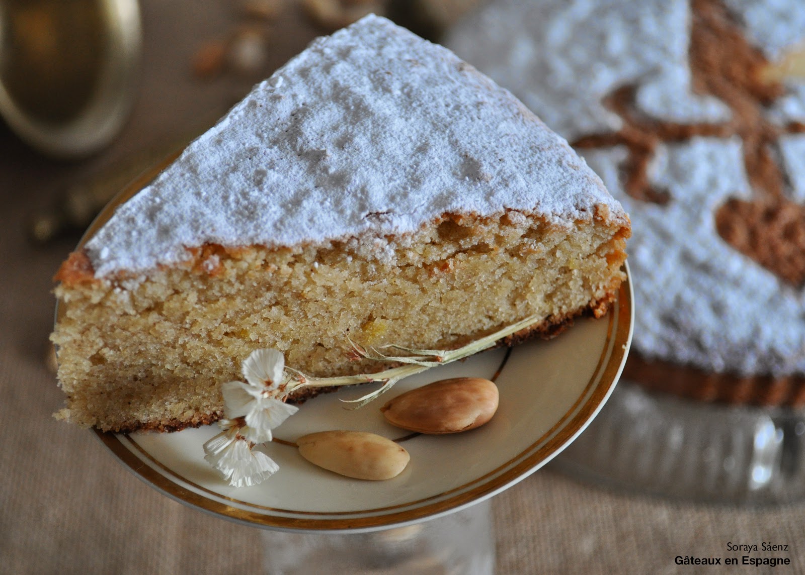 GÂTEAUX EN ESPAGNE: Recette facile et rapide de gâteau aux amandes