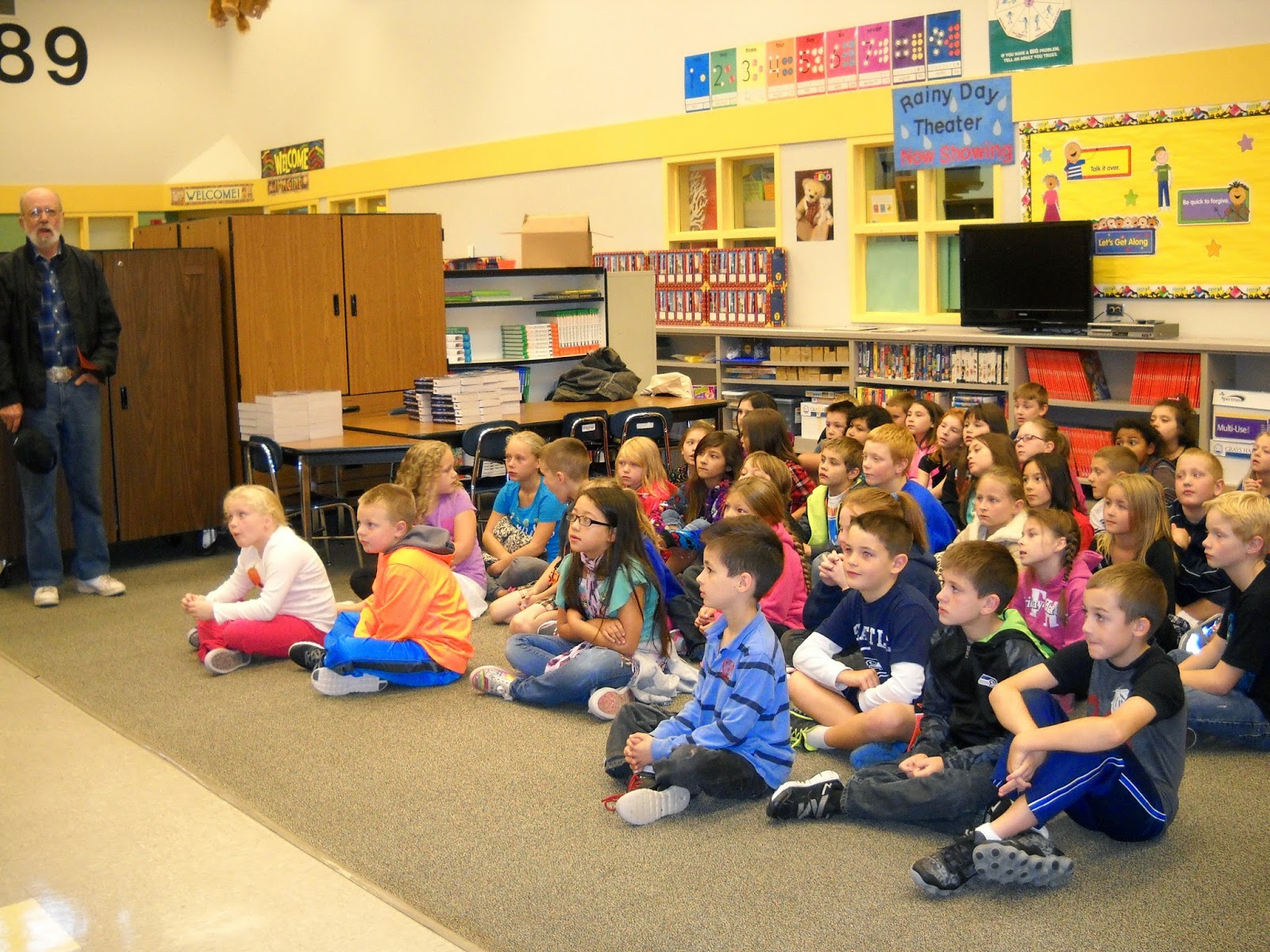 Rainier Lions Club: Third Graders Receive Dictionaries from Rainier Lions