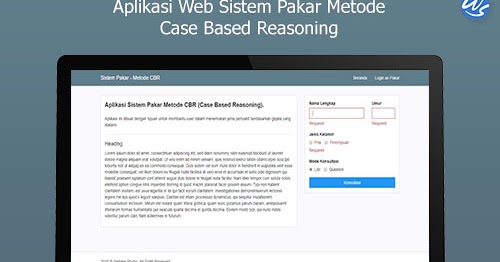 Sistem Pakar Metode Case Based Reasoning - Webme Studio