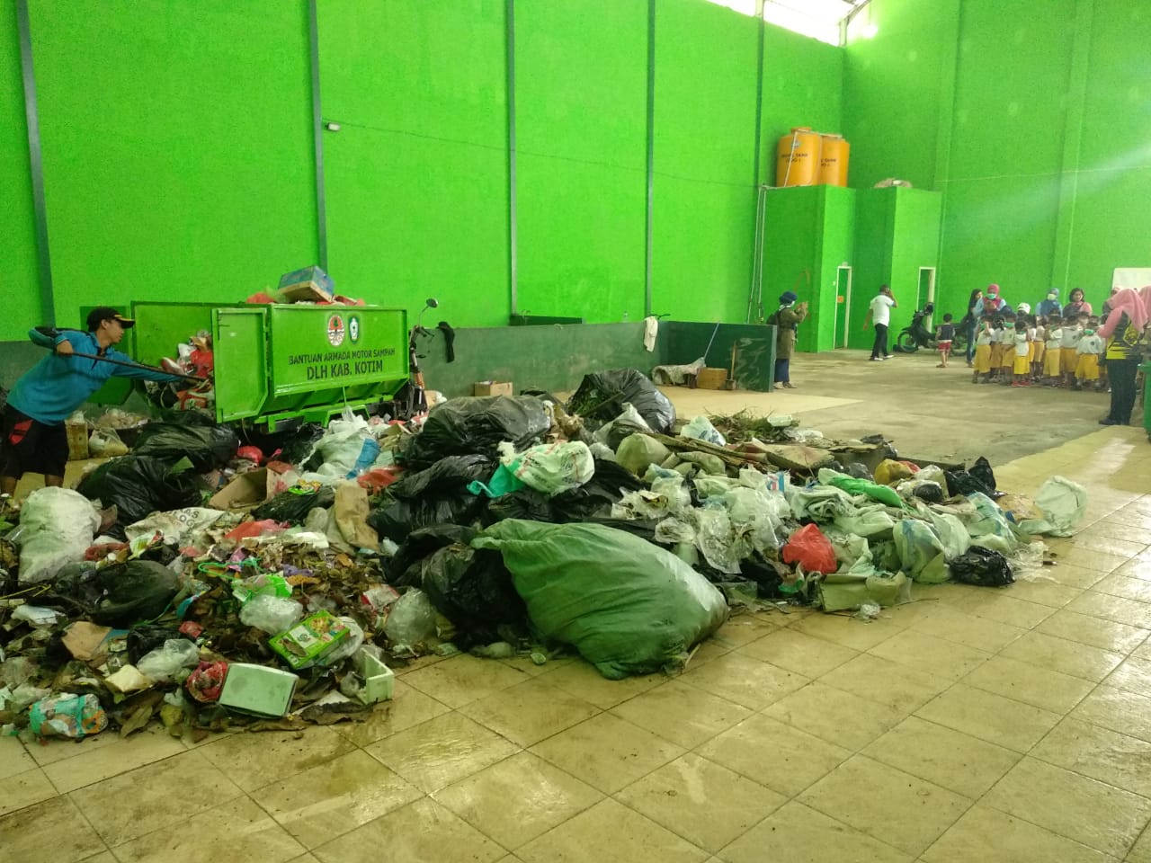 Depo Sampah di Kota Sampit
