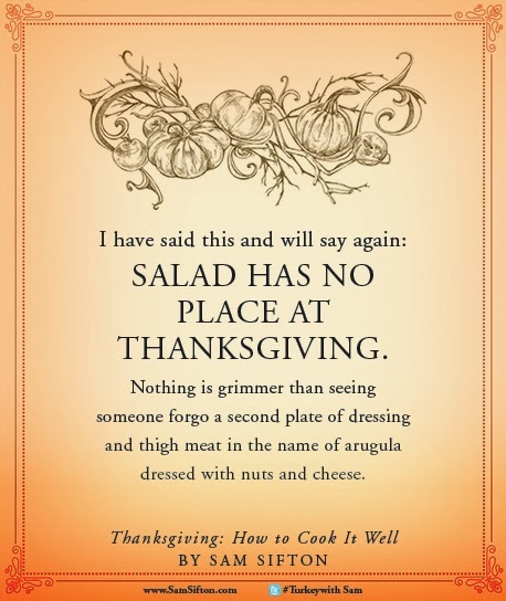 Estelle's: NO ONE DIETS ON THANKSGIVING