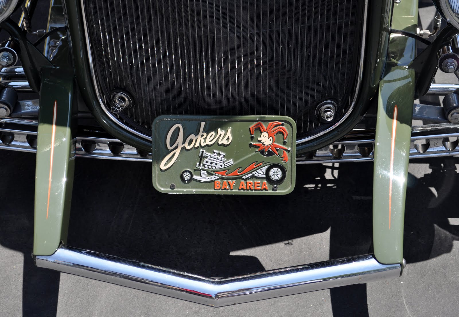 Just A Car Guy: Many car club plaques at the LA Roadster Show