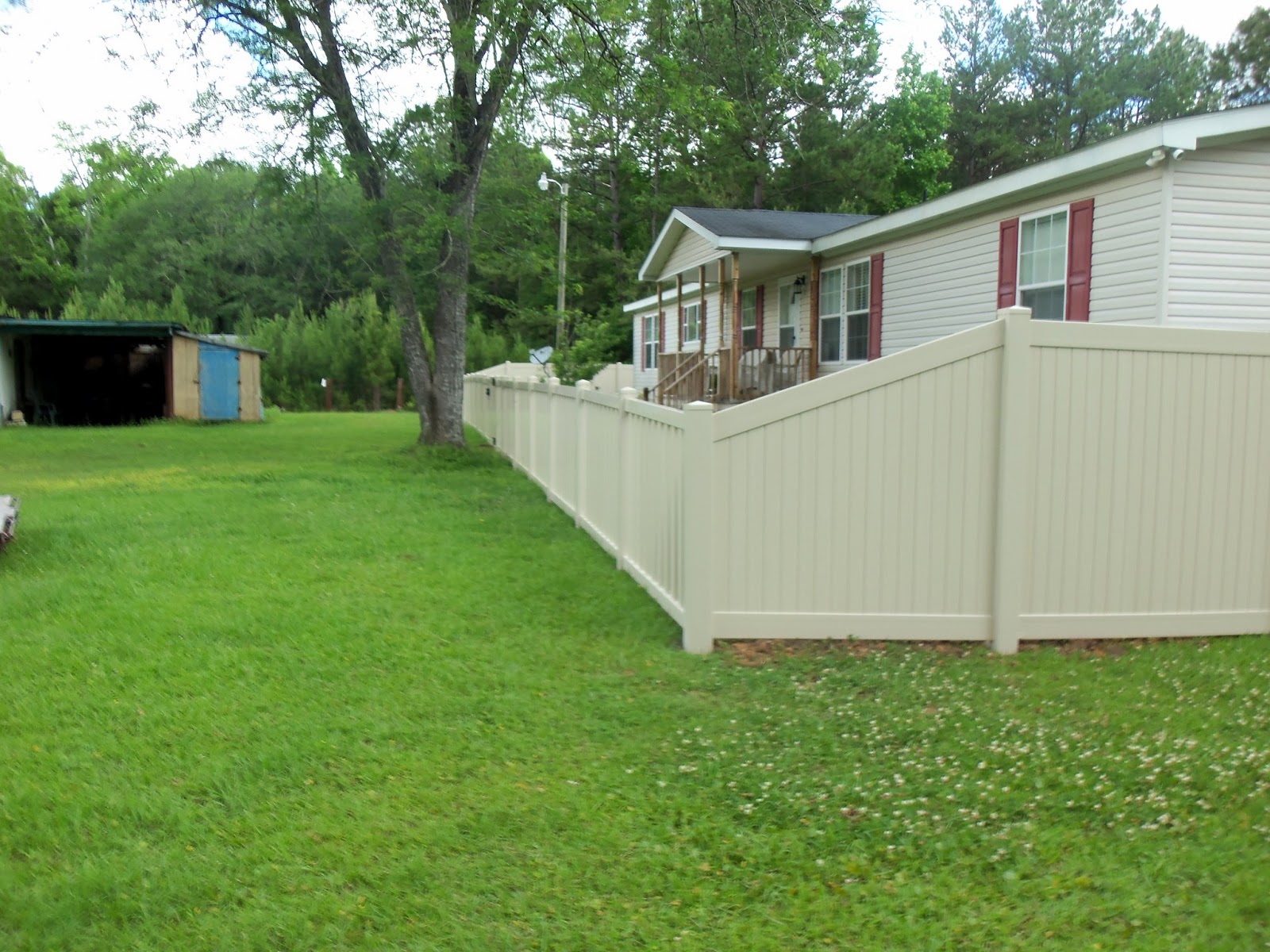 Town & Country Fences, LLC: Poly-Vinyl Creations Install in Huger SC