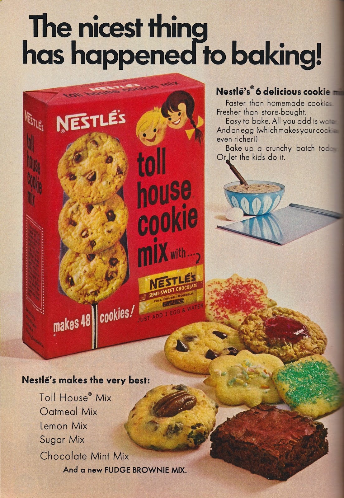 Vintage baking mix ad | Vintage food labels, Vintage cookies, Food ads