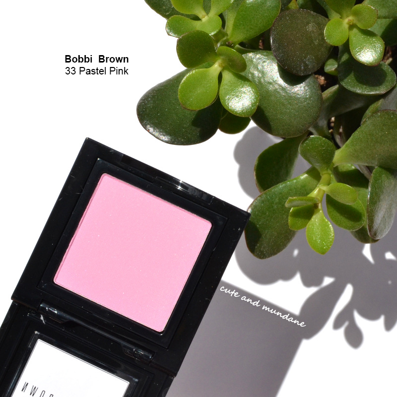 Cute and Mundane: Bobbi Brown blush in Nude Pink (29) and Pastel Pink ...