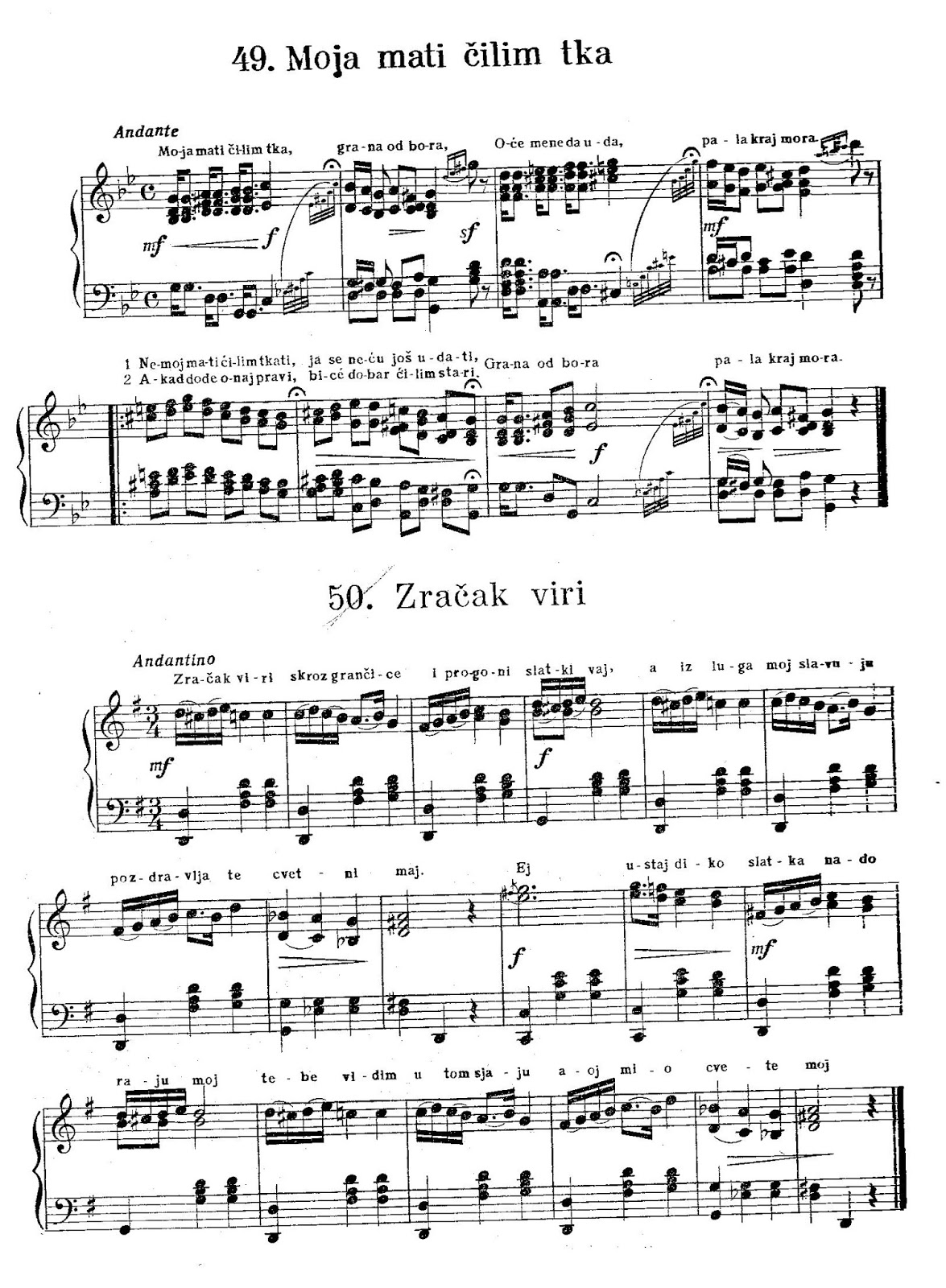 Scores for Balkan music Note za Harmoniku Violinu: Note za Harmoniku