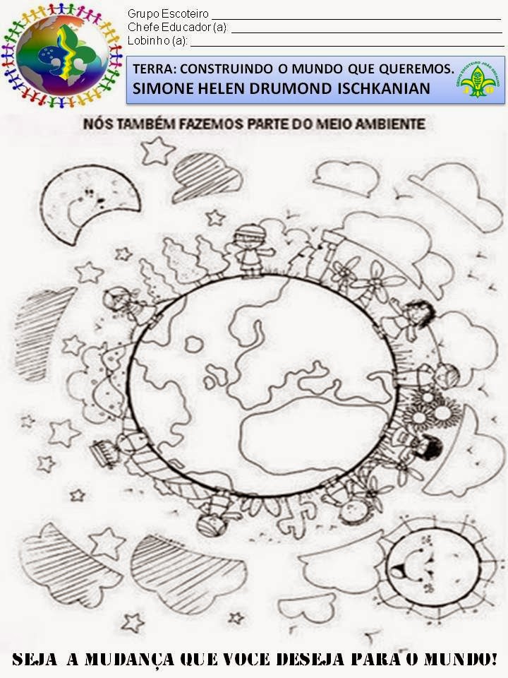 GRUPO ESCOTEIRO JOÃO OSCALINO : ATIVIDADES PARA COLORIR E DEBATER ...